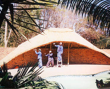 Grasdakke - Nel Lapas en Konstruksie